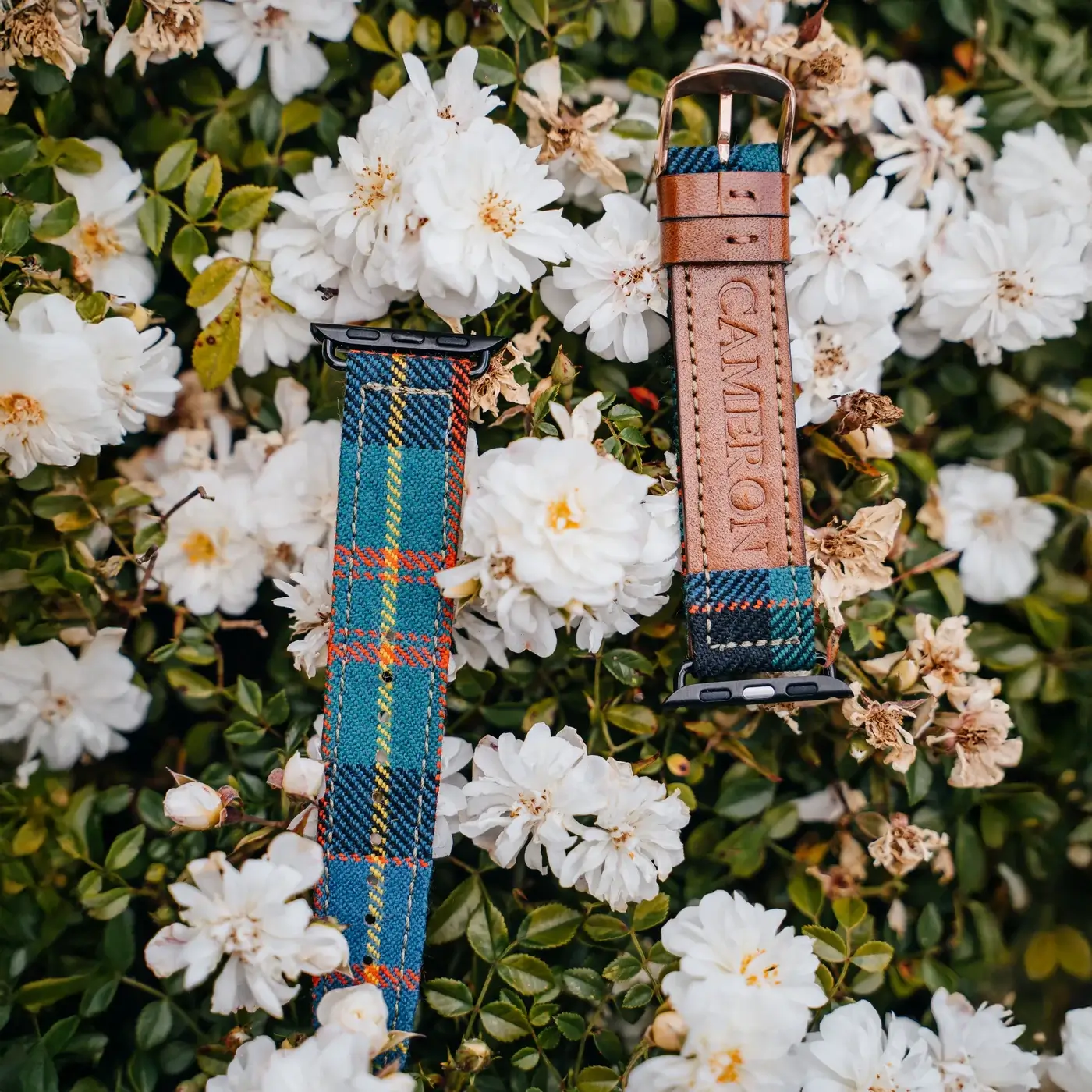 Bespoke Tartan Apple Watch Strap | Wales Tartan Centres