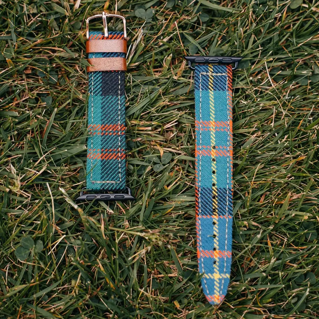 Bespoke Tartan Apple Watch Strap | Wales Tartan Centres
